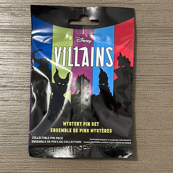 Disney | Jewelry | Disney Villains Mickey Icons Mystery Pin Set Set Of ...